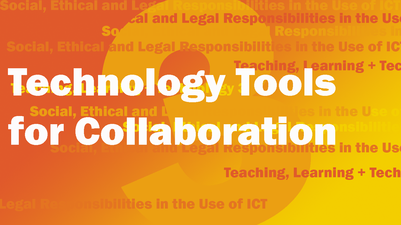 TLT3: Technology Tools for Collaboration